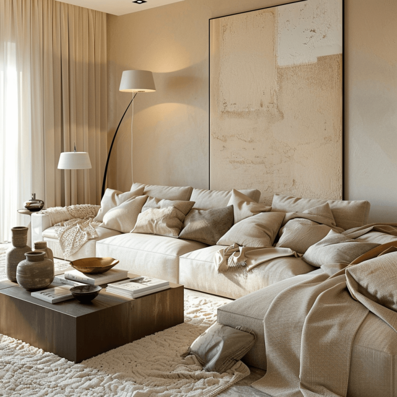 Jak ożywić beżowy salon - Praktyczne porady i inspiracje - Galeria Szumen